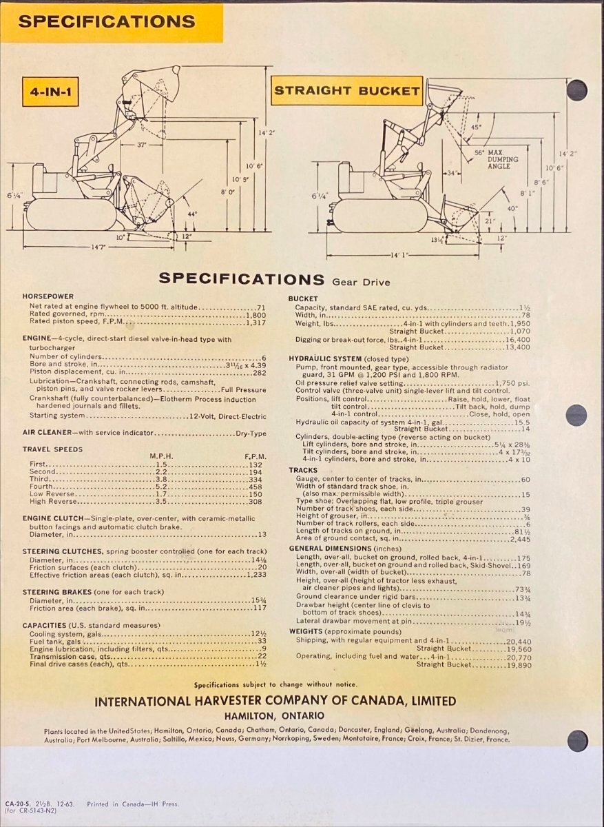 Drott international 150 track tension - Technical IH Talk - Red Power ...