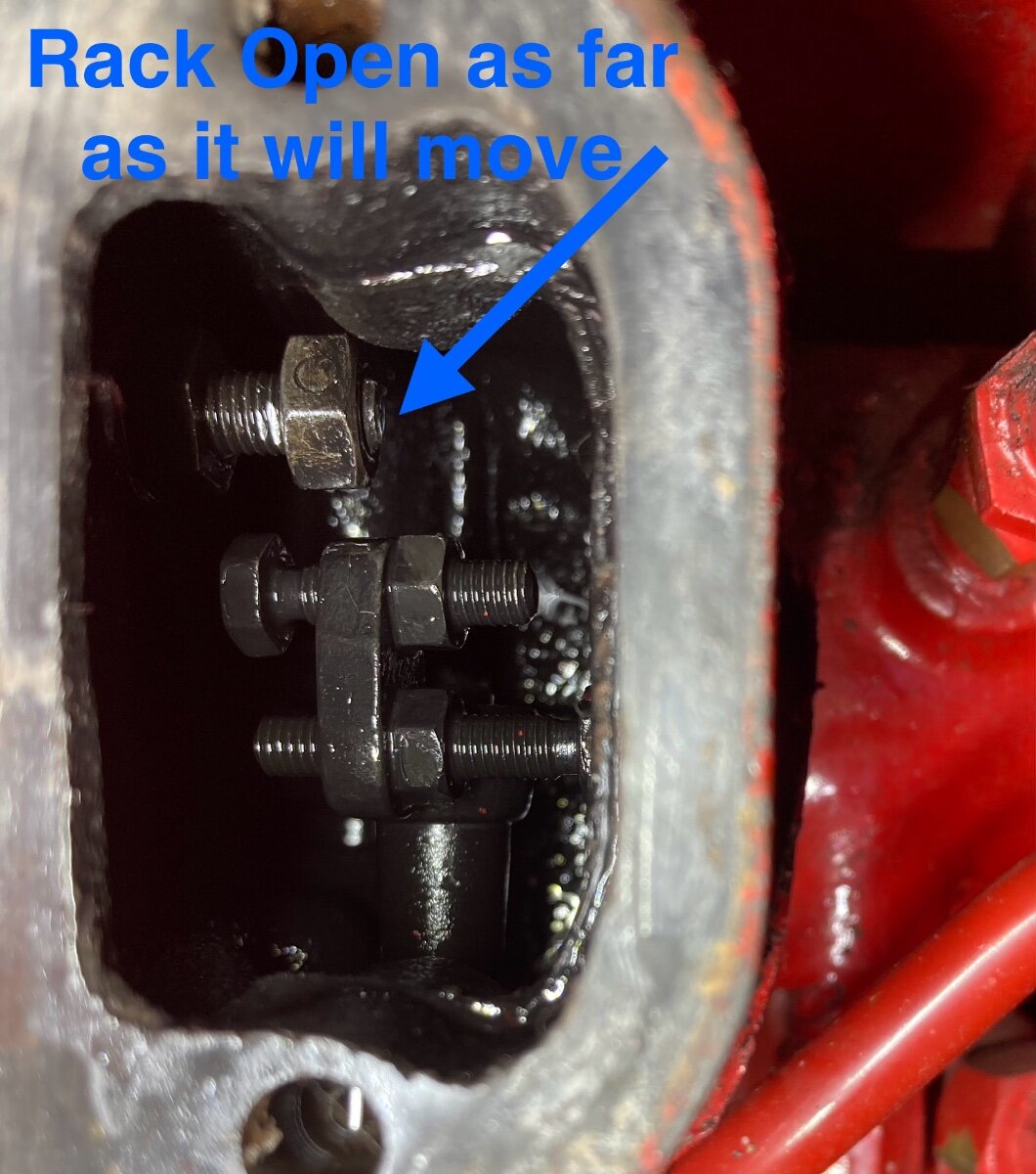 TD-6 Injection Pump Rack Range of Travel - IH Construction Equipment ...