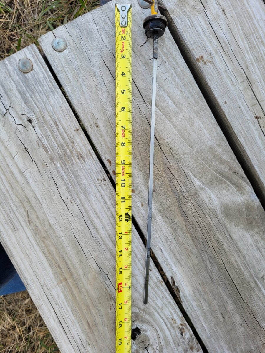 Engine Oil Dipstick length - IH Construction Equipment - Red Power ...