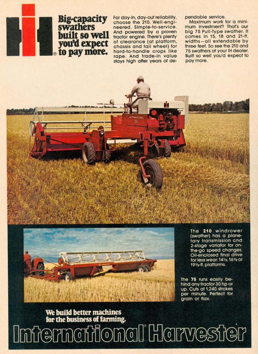 What did MacDon build for International Harvester. - General Chat - Red ...