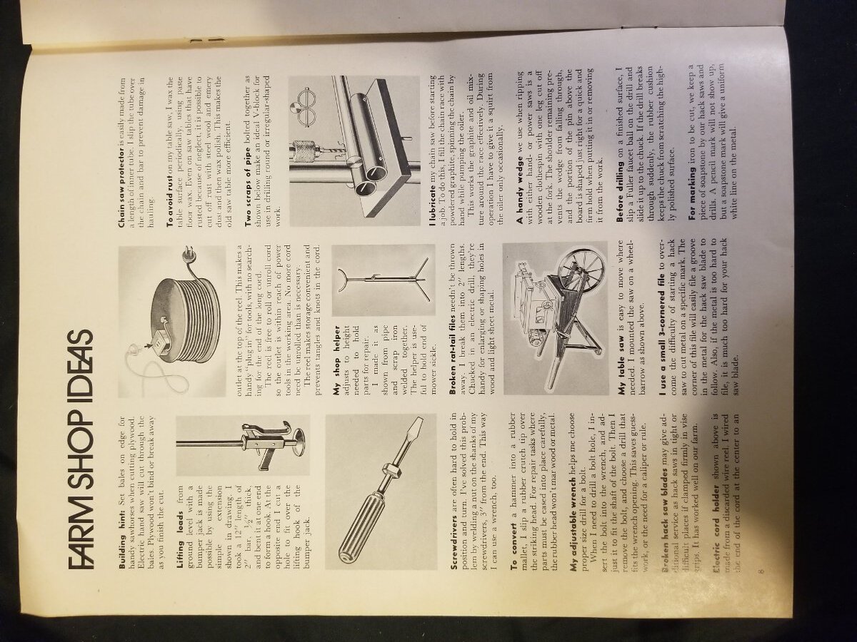 Farm Shop Ideas complements of your International Harvester dealer ...