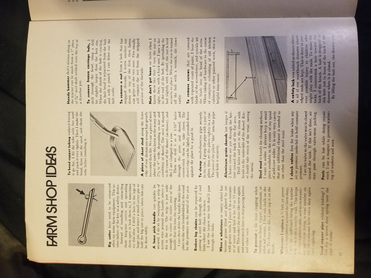 Farm Shop Ideas complements of your International Harvester dealer ...