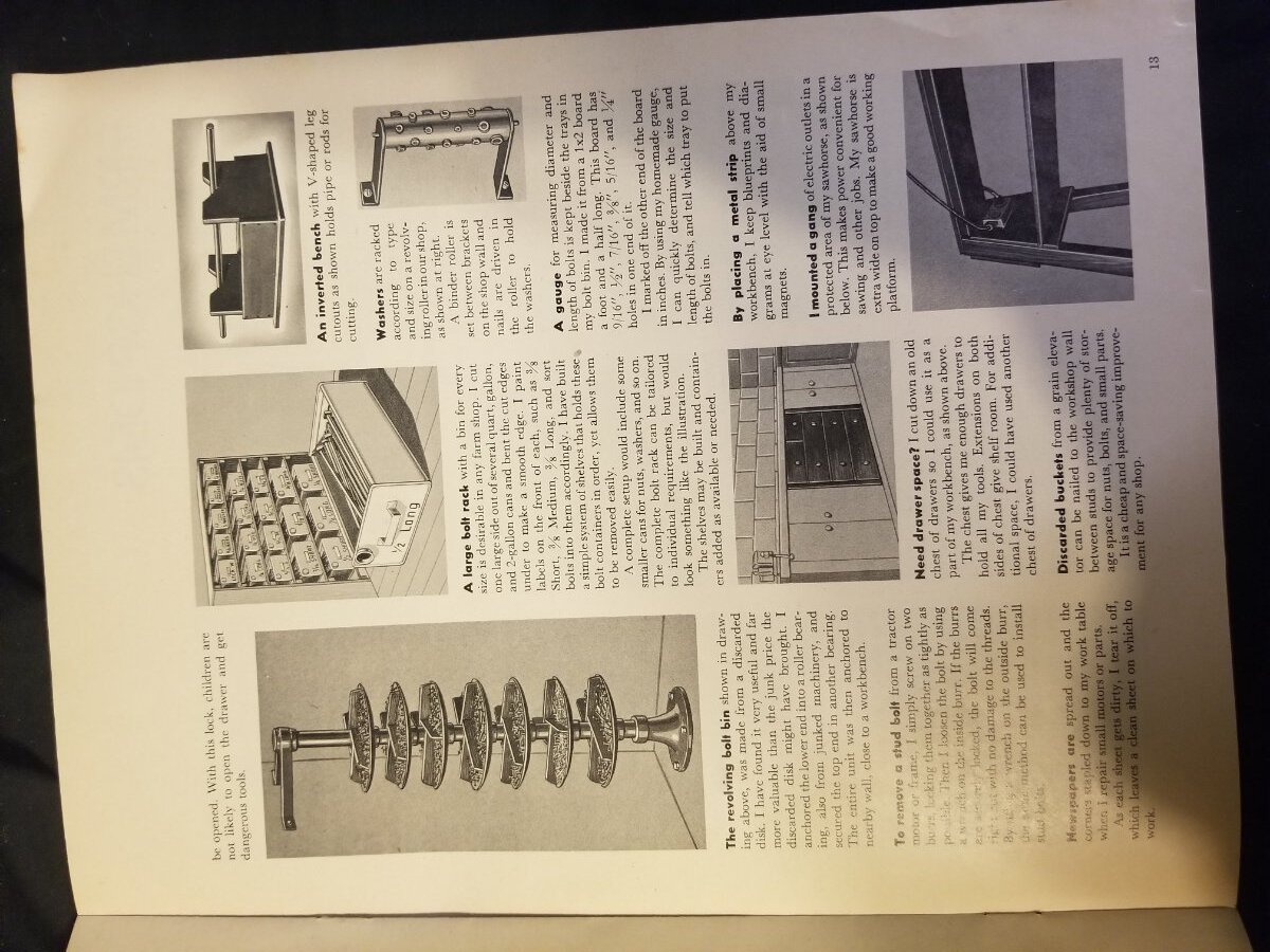 Farm Shop Ideas complements of your International Harvester dealer ...