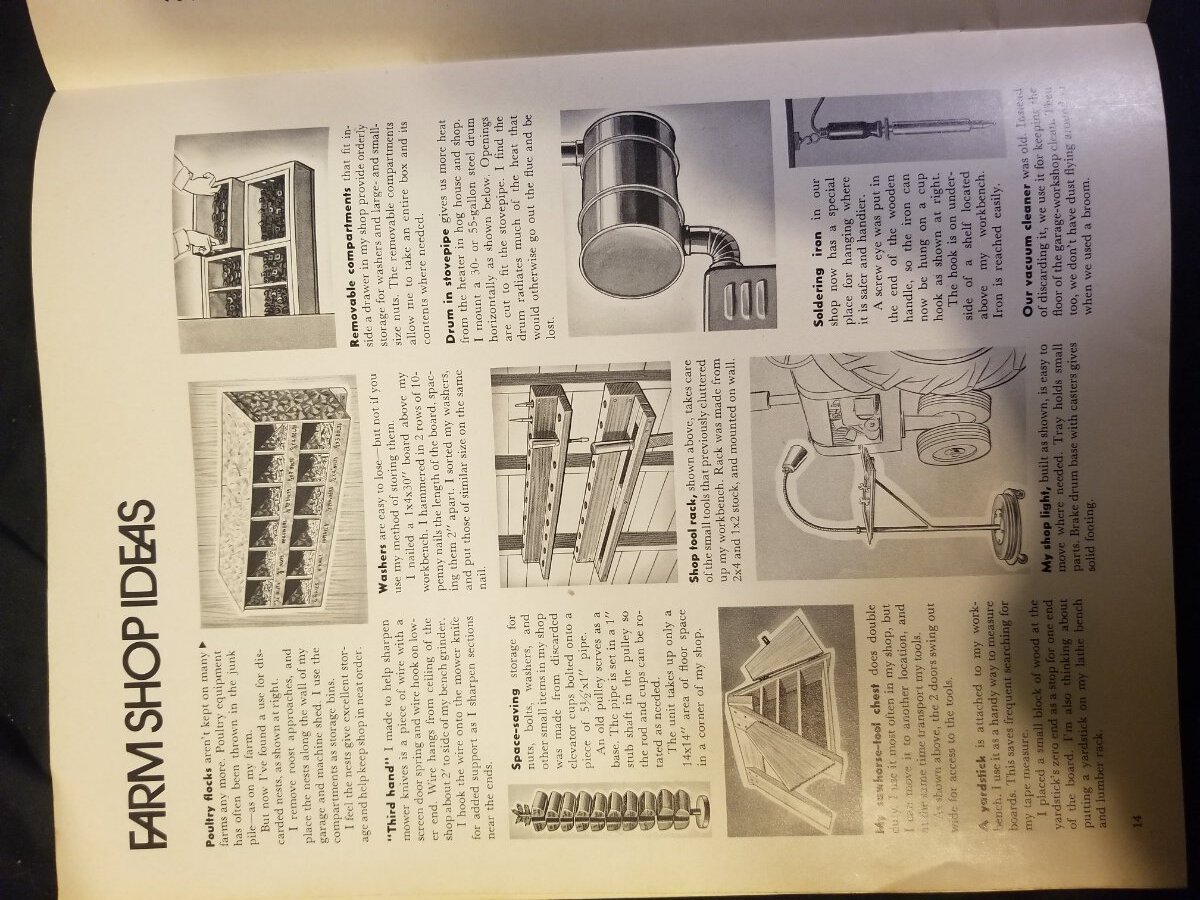 Farm Shop Ideas complements of your International Harvester dealer ...