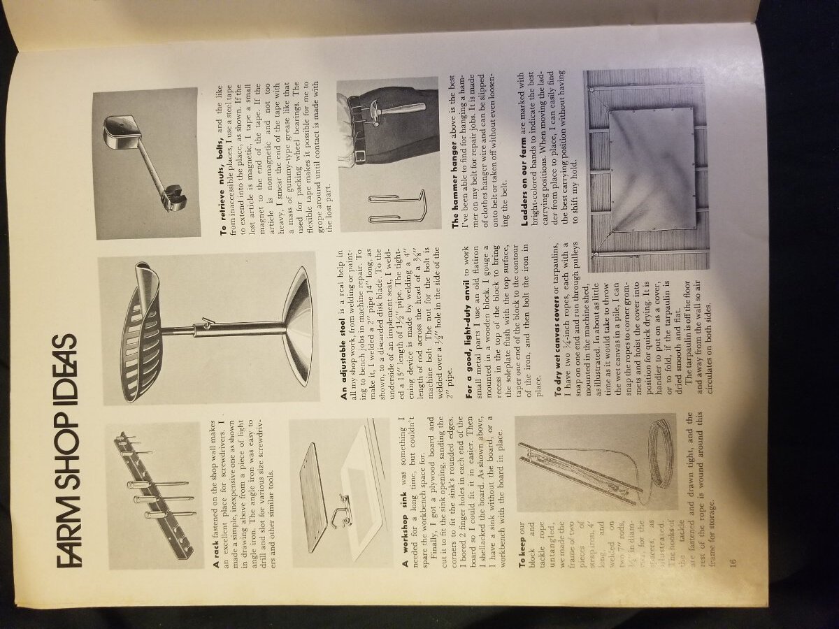 Farm Shop Ideas complements of your International Harvester dealer ...