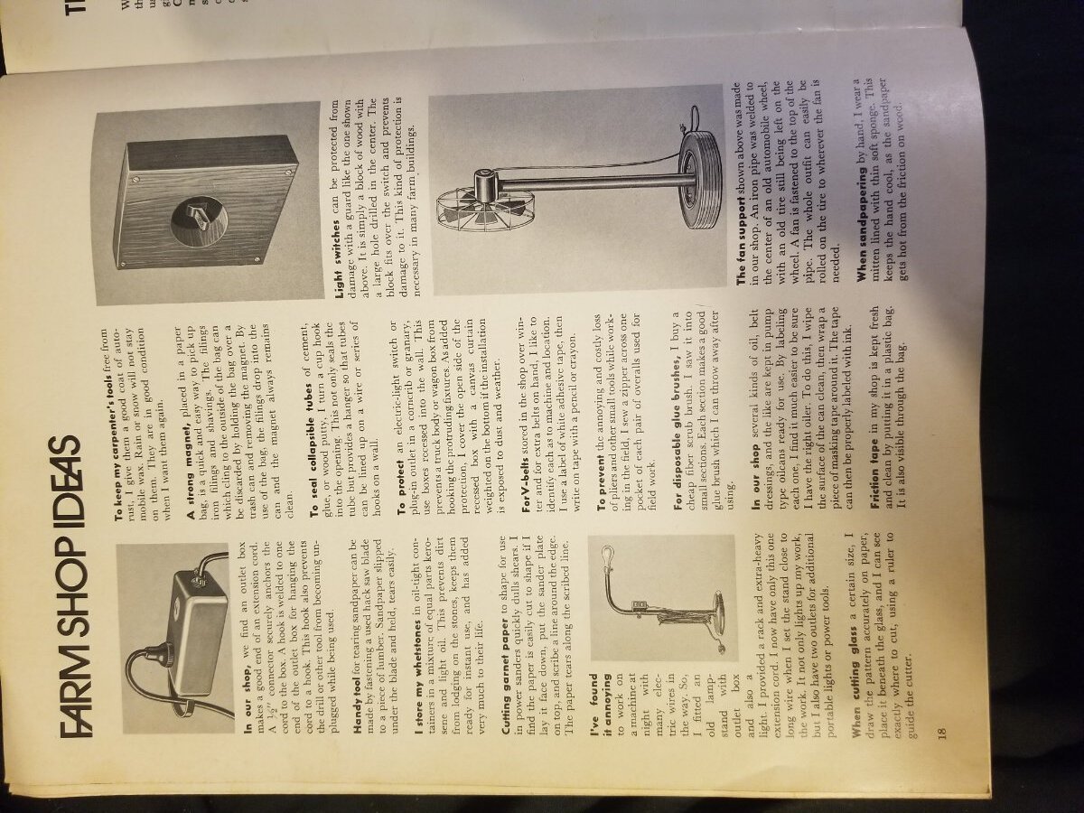 Farm Shop Ideas complements of your International Harvester dealer ...