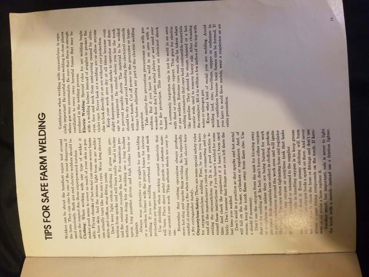 Farm Shop Ideas complements of your International Harvester dealer ...