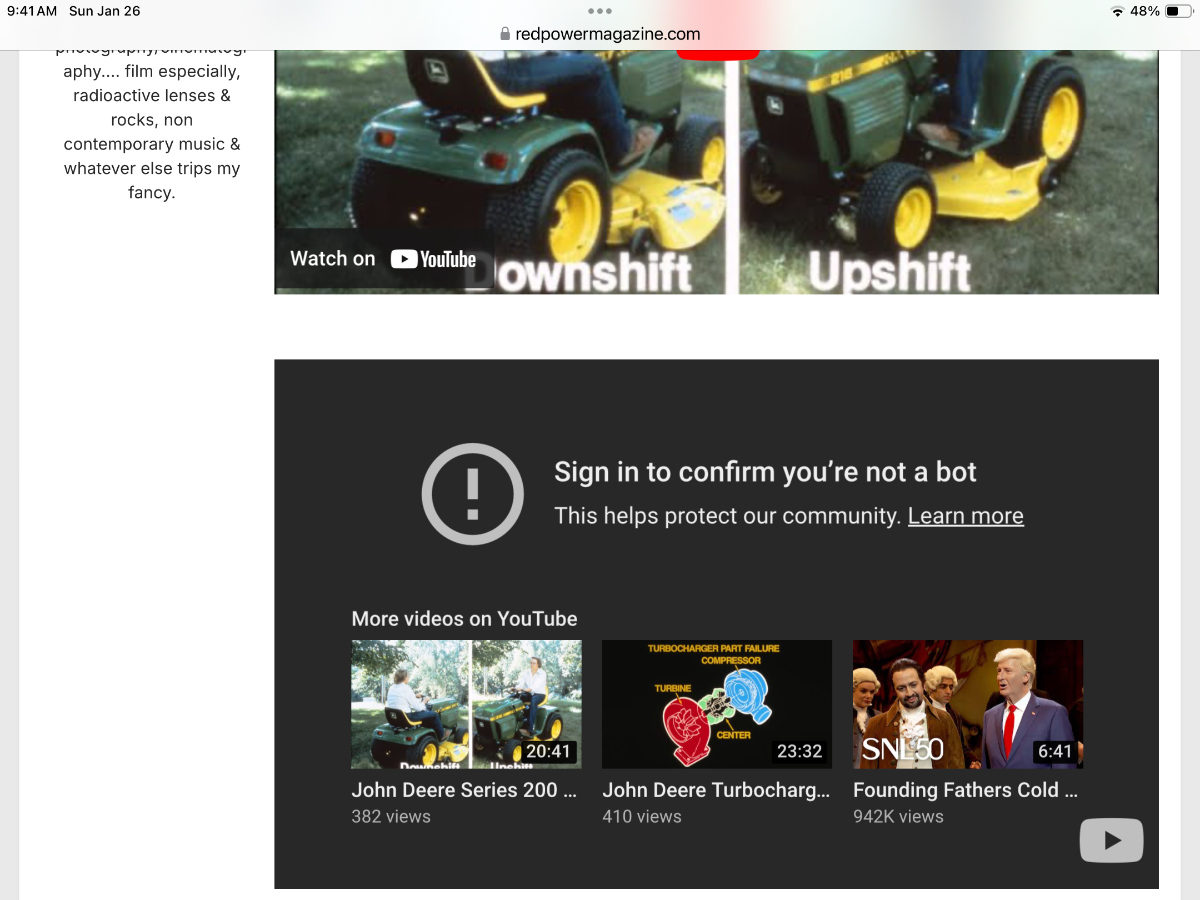 Sign-in To Show I’m Not a Bot - Support - Red Power Magazine Community