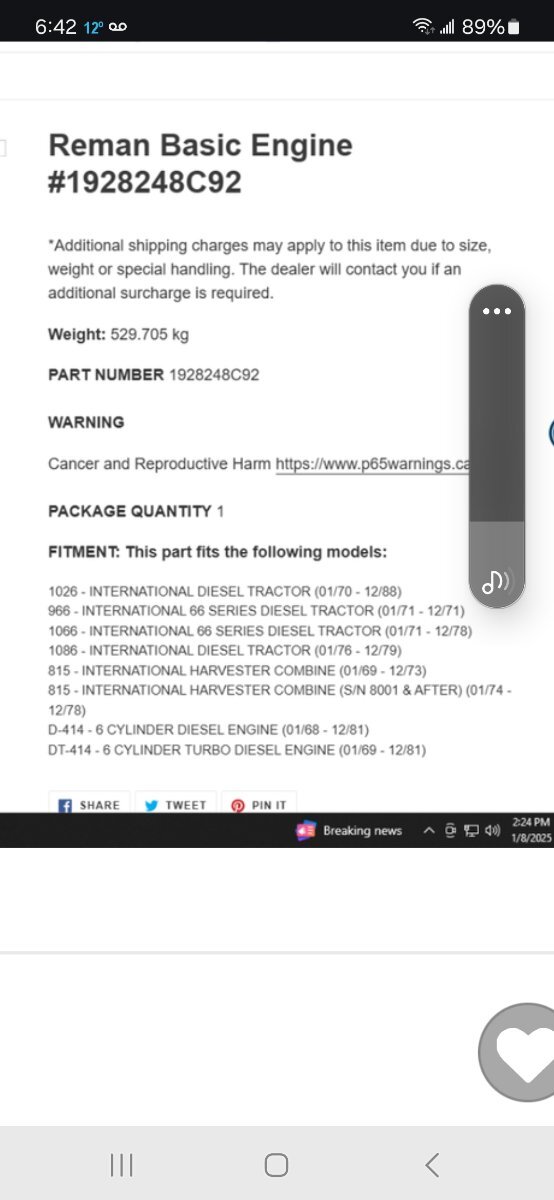 Reman Engine for 1086 - Technical IH Talk - Red Power Magazine Community