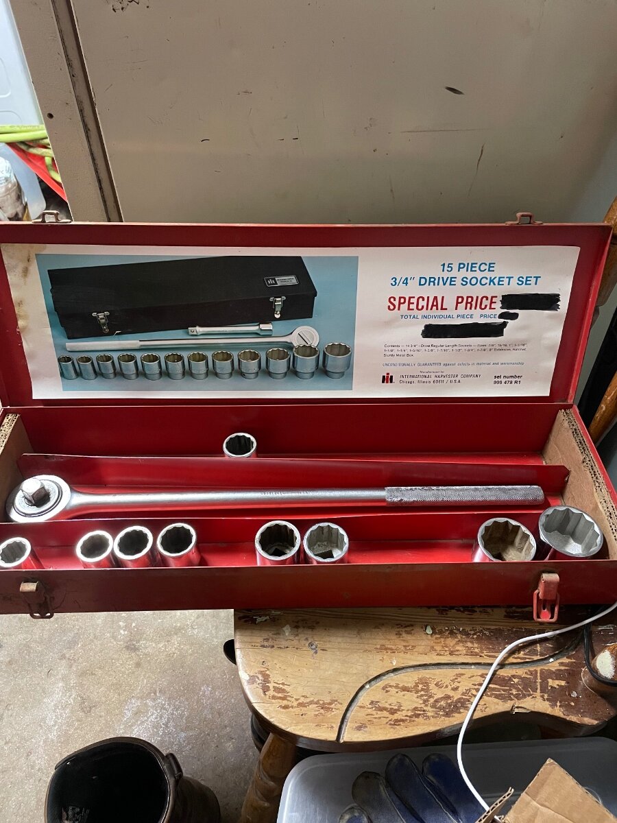 3/4” ih socket set - Technical IH Talk - Red Power Magazine Community