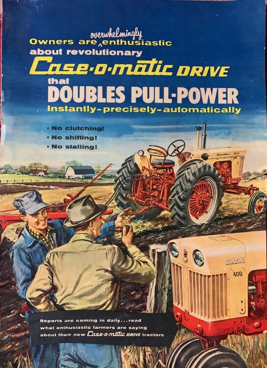 A different color : J.I. Case-o-matic drive foldout - General Chat ...