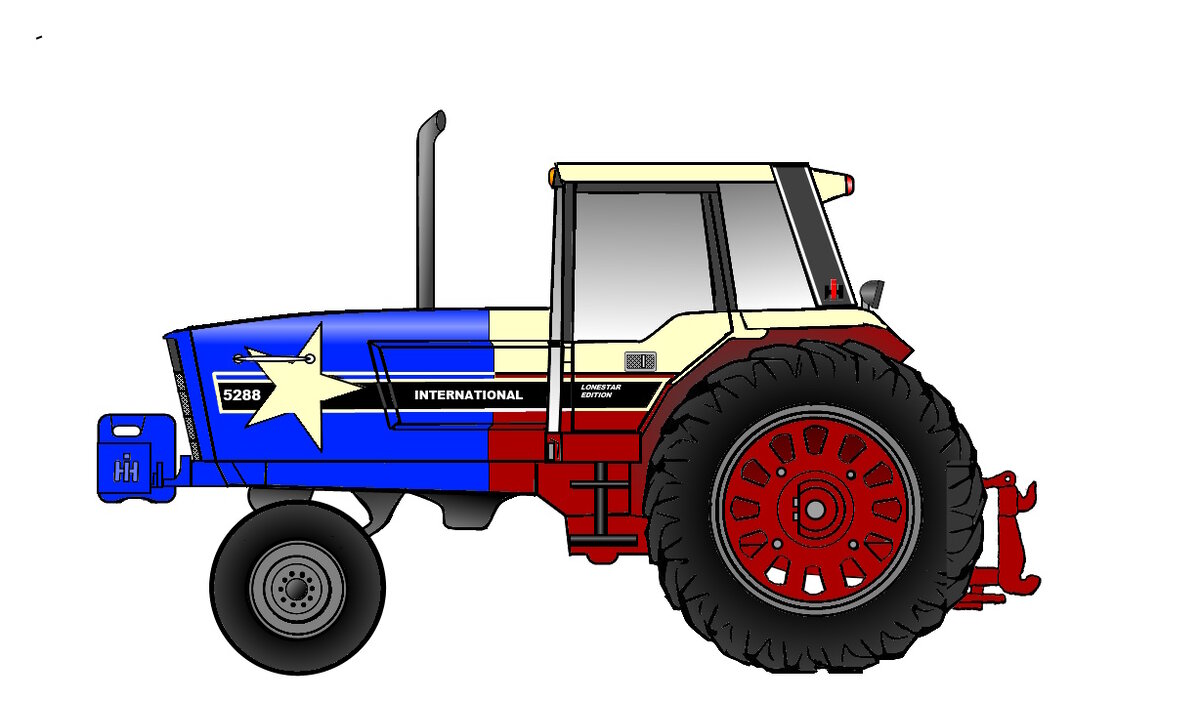 Lone Star tractor - IH Toys, Memorabilia & Collectibles - Red Power ...