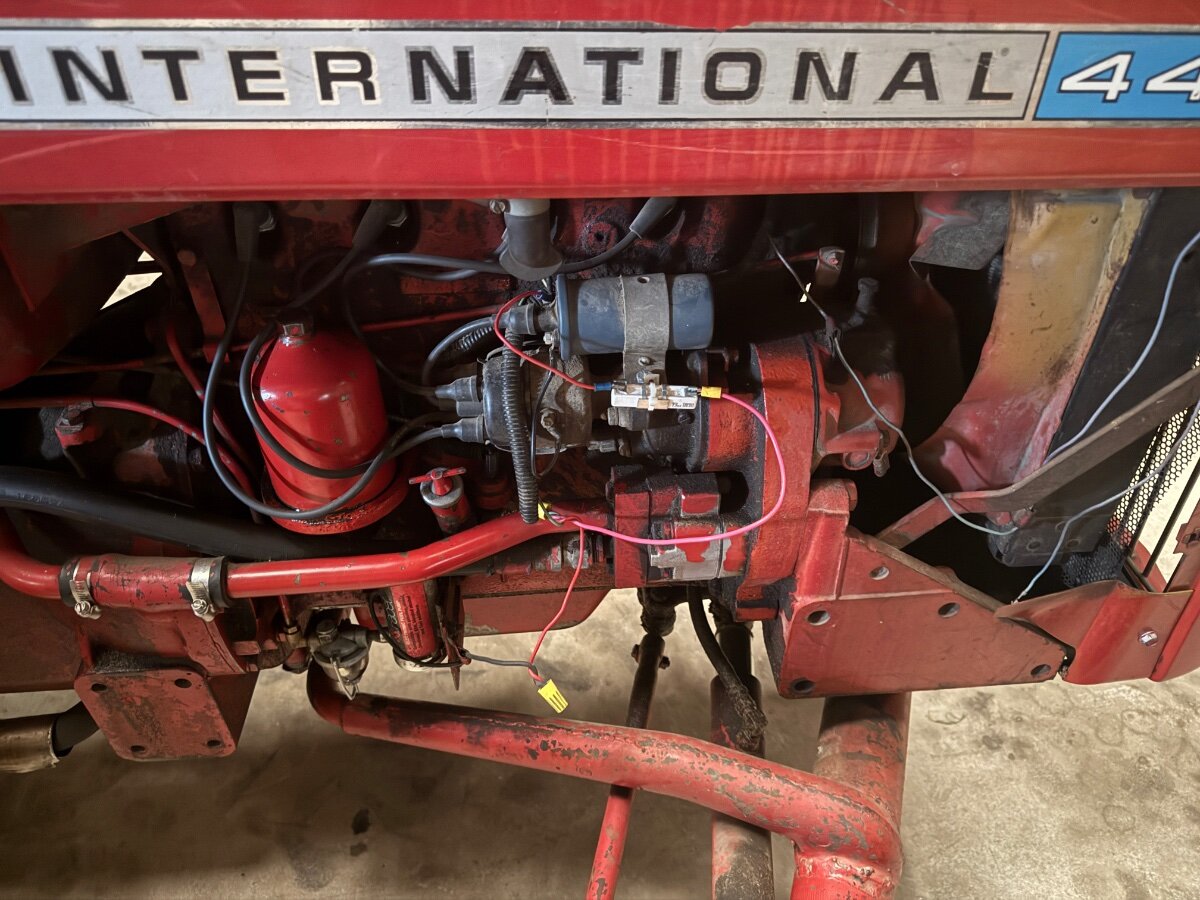 1970s IH 444 (gas engine) - Need Help with No Power After Wire Came Off ...