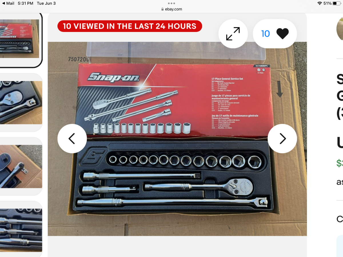 My pretty new used socket set - General Chat - Red Power Magazine Community