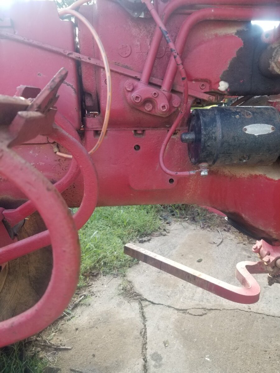 Farmall 100, please help educate me on what these 2 plugs are for ...