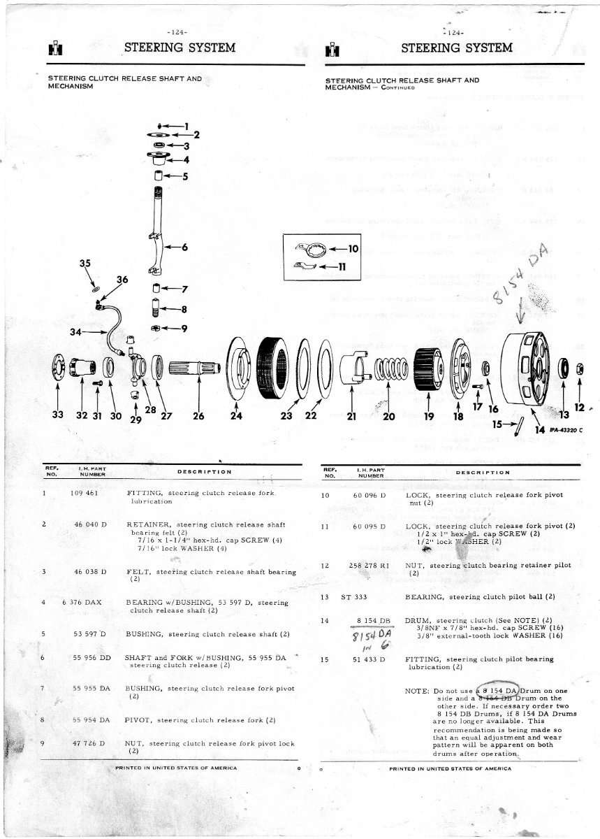 TD6 Dozer Steering clutches - Technical IH Talk - Red Power Magazine ...