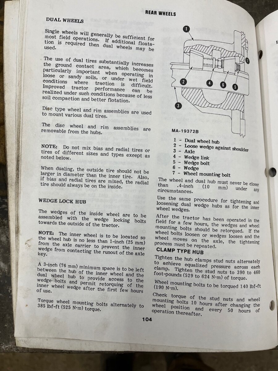 Wedge style axle connection is loose - Page 2 - Technical IH Talk - Red ...