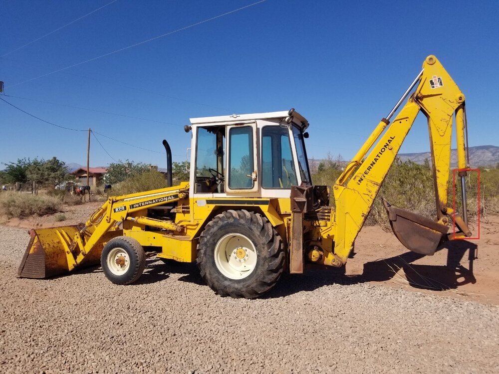 IH Backhoe - IH Construction Equipment - Red Power Magazine Community