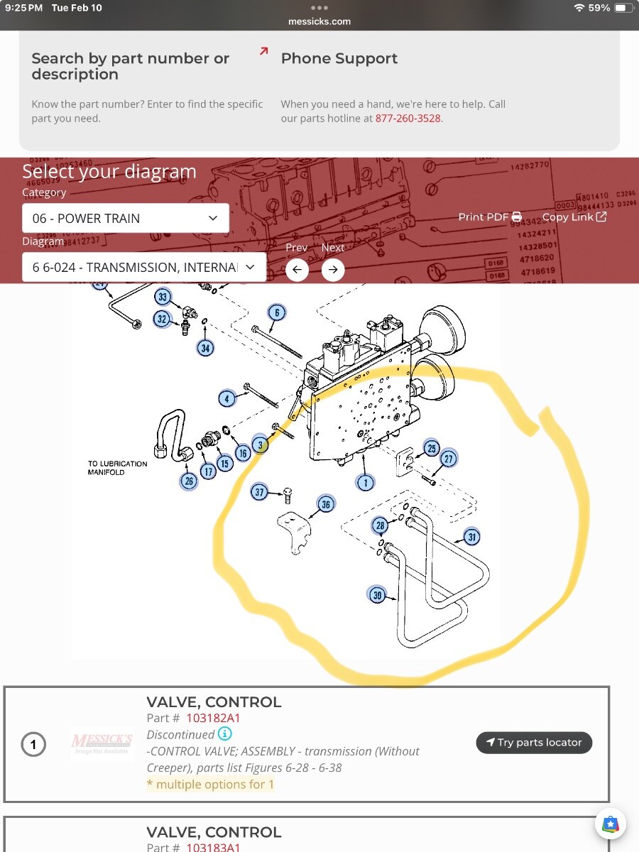 7250 transmission clutch pressure check - Technical IH Talk - Red Power ...