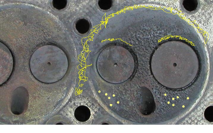 pitting in cylinder head - what from??? - IH Construction Equipment ...