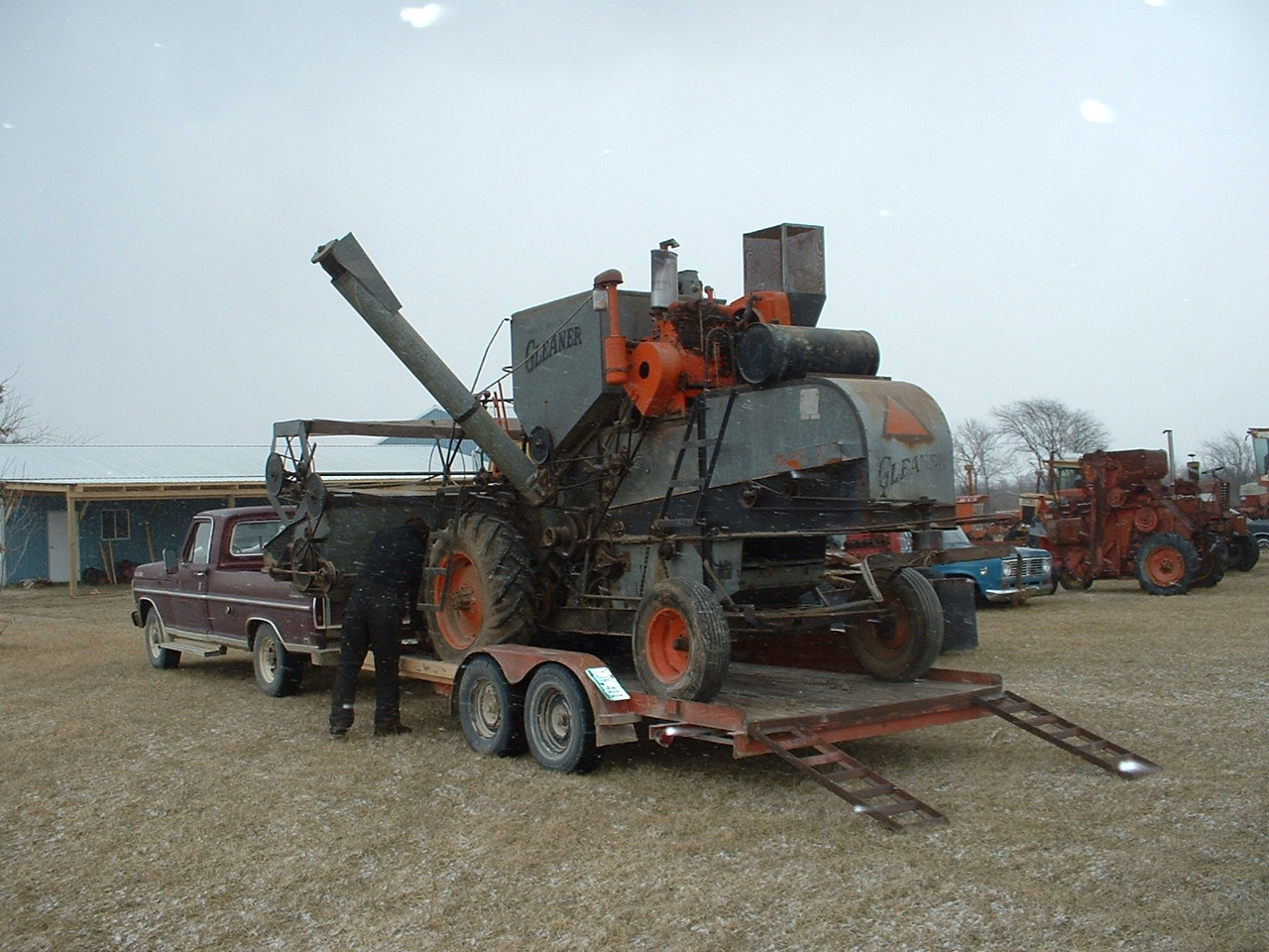Pic-Rare 1954 Gleaner "T" SP Combine - General Chat - Red Power ...