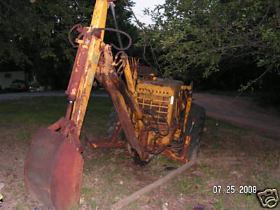 Interesting Hough payloader w/backhoe - IH Construction Equipment - Red ...