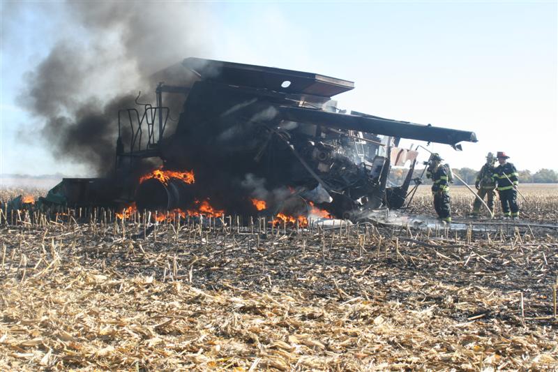 JD 9650 combine fire - General Chat - Red Power Magazine Community