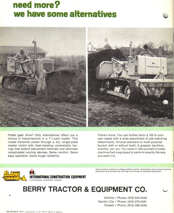 Drott 150K3 and BTD-8B - IH Construction Equipment - Red Power Magazine ...