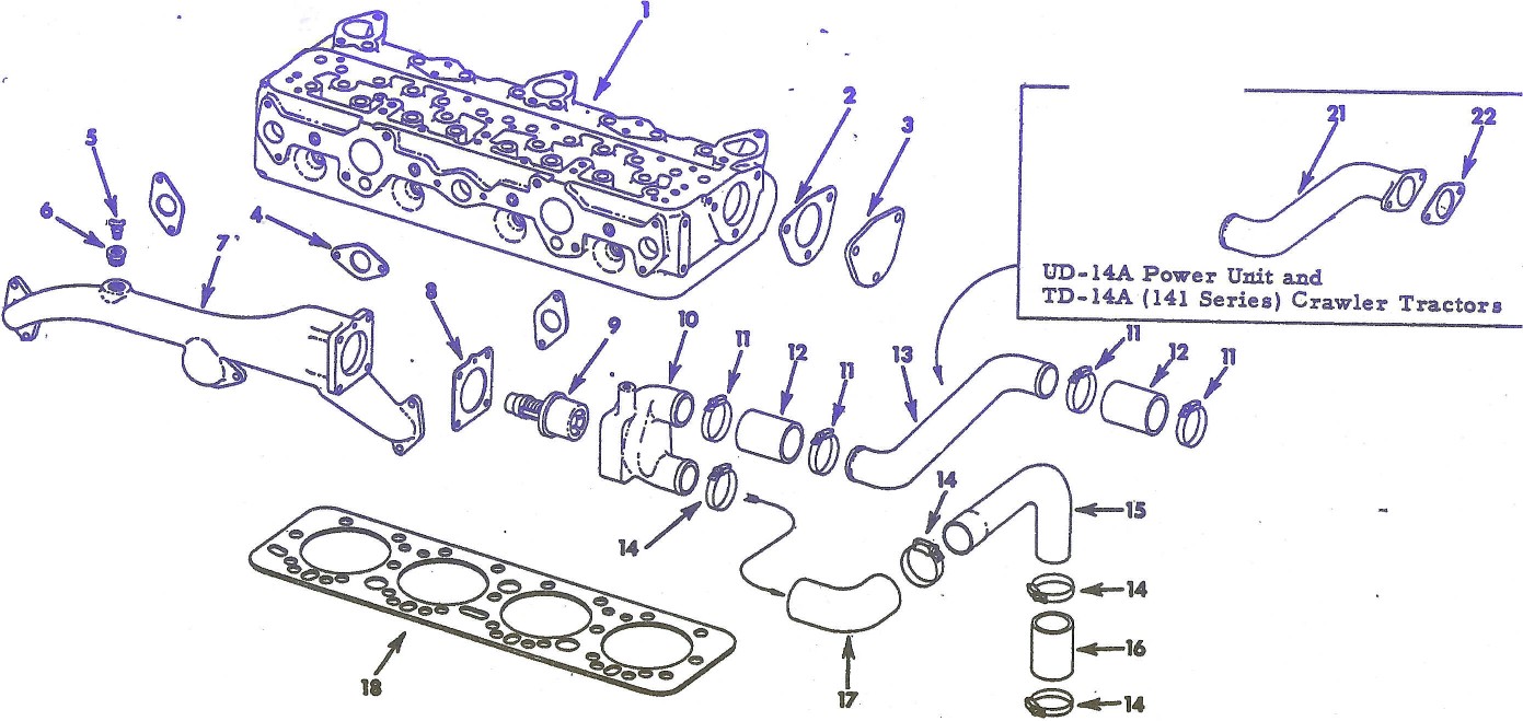 TD-14a Head Interchange - IH Construction Equipment - Red Power ...